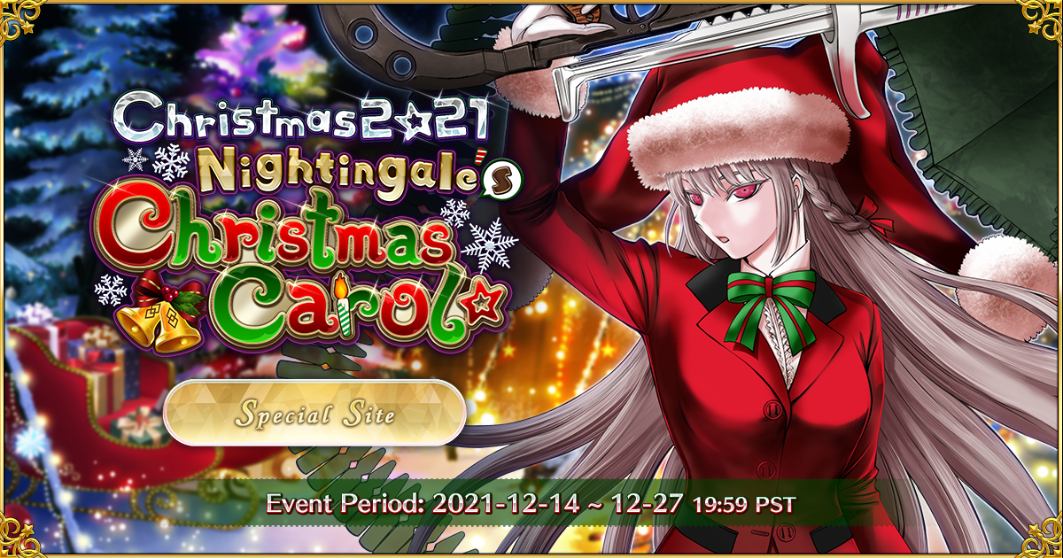 Christmas 2021 Nightingale's Christmas Carol | Fate/Grand Order Official USA Website