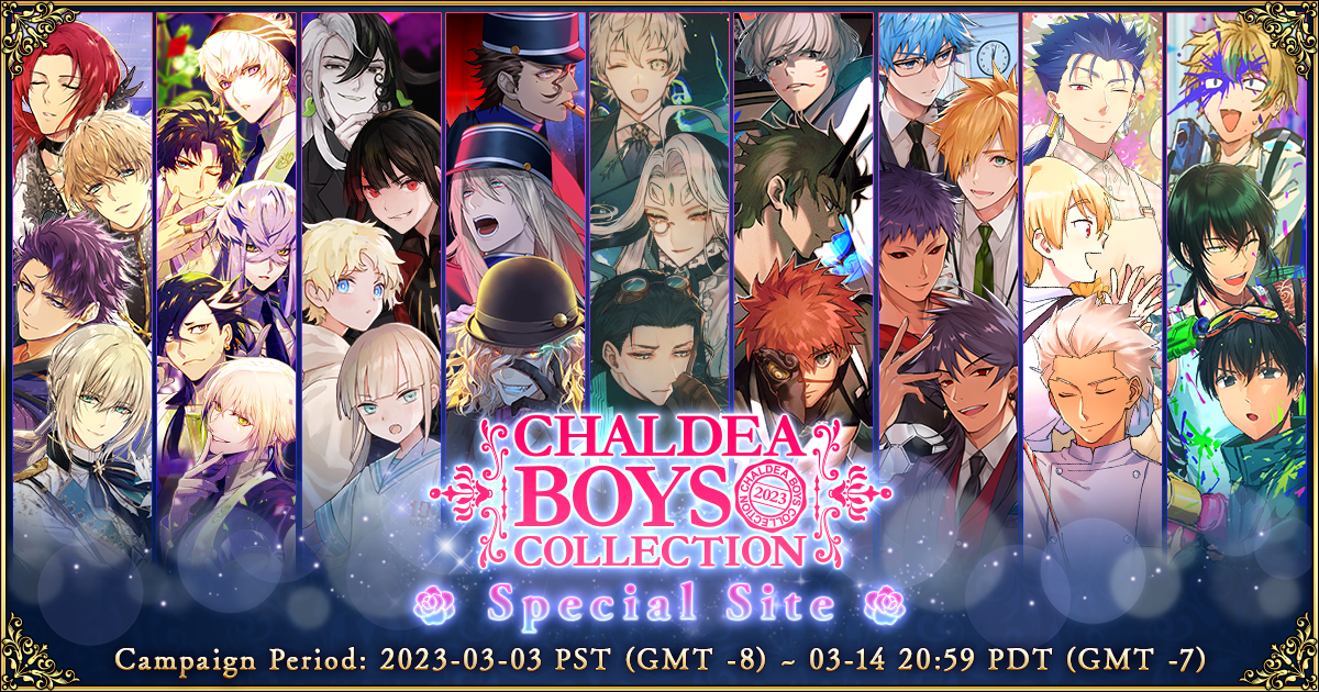 Chaldea Boys Collection 2023 | Fate/Grand Order Official USA Website