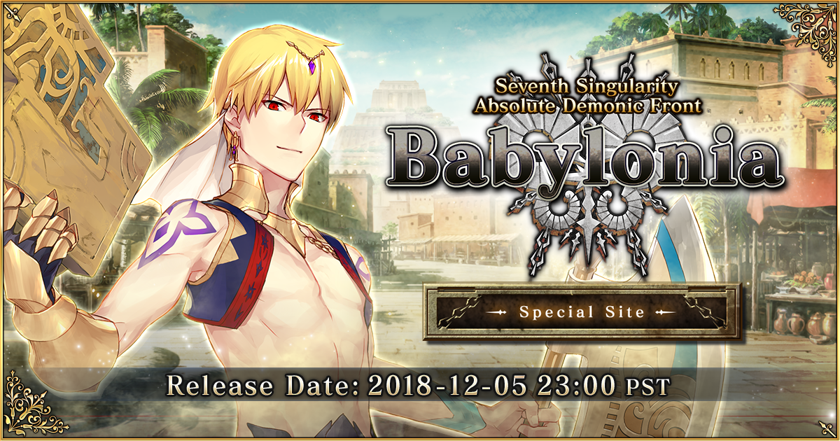 Seventh Singularity: Babylonia｜Fate/Grand Order Official USA Website